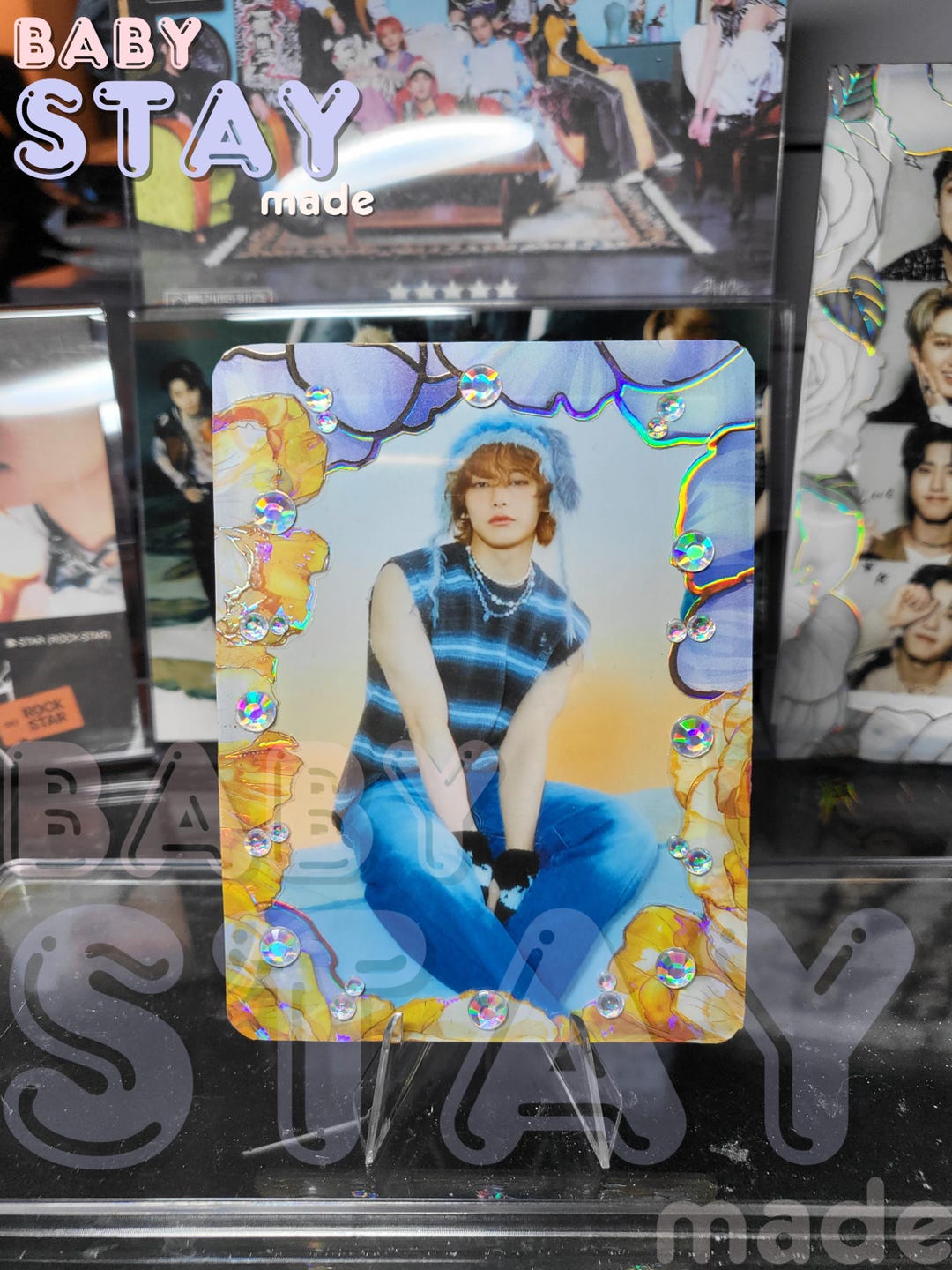 Stray Kids SKZ I.N. Photo With K-pop Deco Top Loader PC Photocard ...