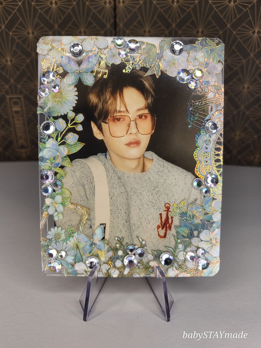 Stray Kids Lee Know Photo With K-pop Deco Top Loader PC Photocard ...