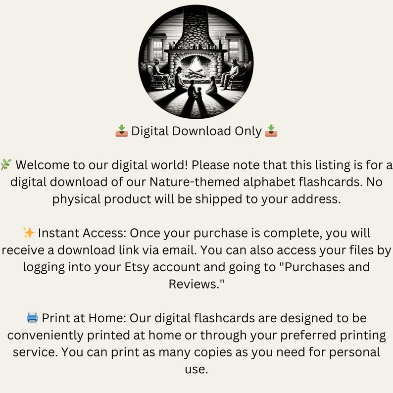 A-Z Nature Themed Printable Flashcards ABC Flashcards Flashcards for ...