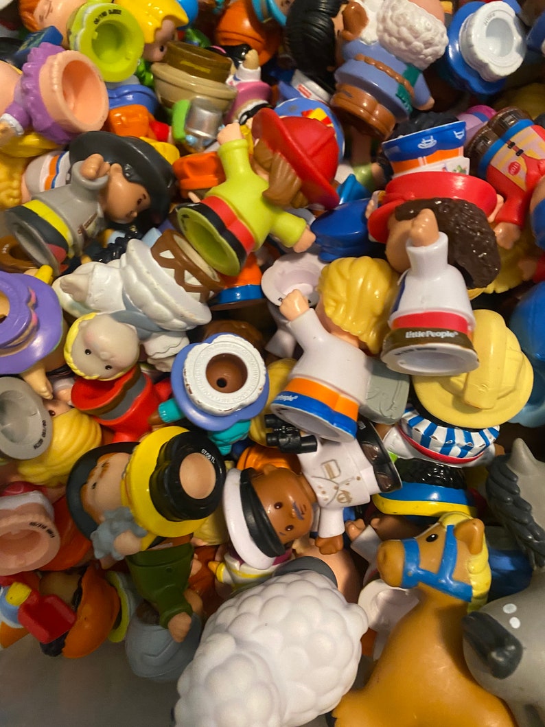 Bulk Lot of Little People Figures Reclaimed Fisher Price Figures ...