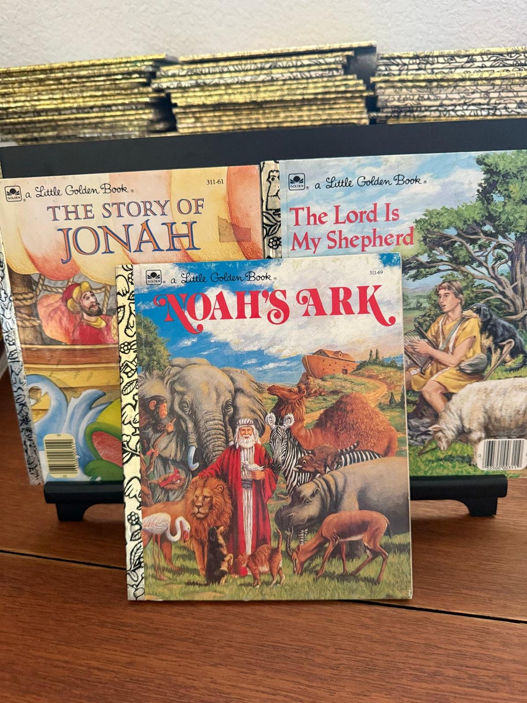 Little Golden Books Lot - Religious -noahs Ark, Story of Jonah, Lord is ...