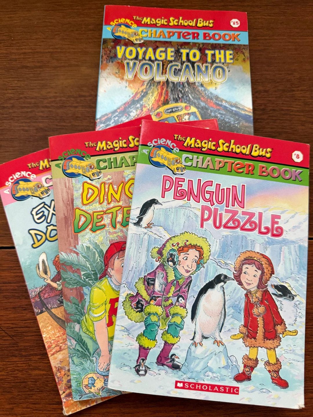 Magic School Bus Chapter Books- Lot of 4 Books - Scholastic Paperback ...