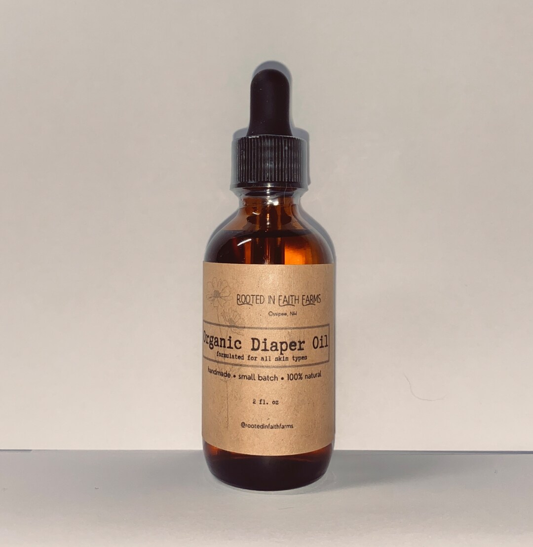 Organic Diaper Oil | Natural Diaper Cream Replacement | Baby Body Oil ...