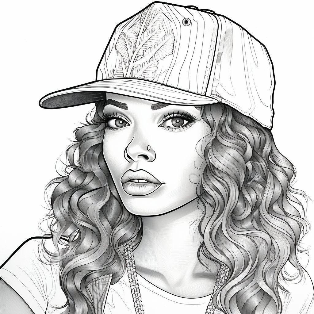 A Lil Bougie Coloring Pages - Etsy