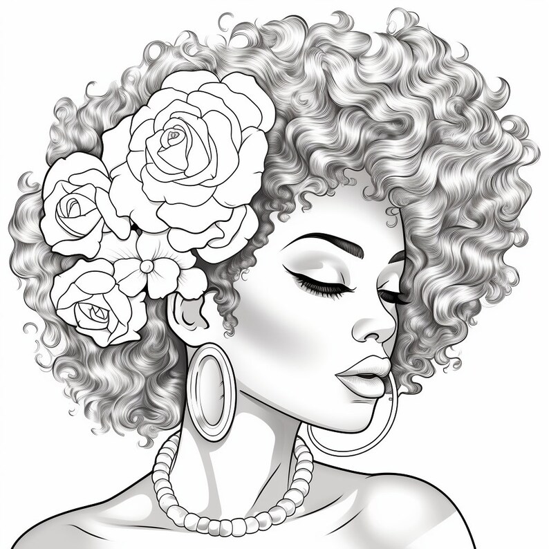 A Lil Bougie Coloring Pages - Etsy