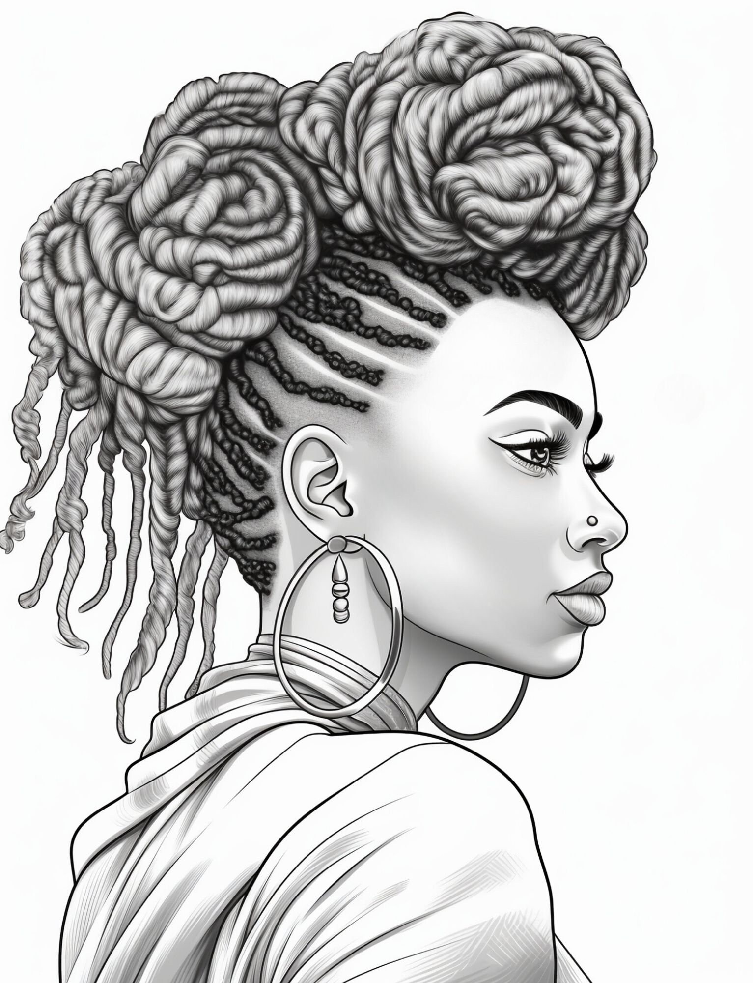 A Lil Bougie Coloring Pages - Etsy