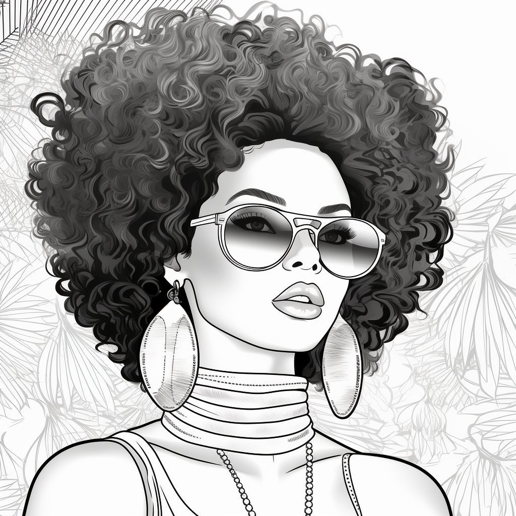 A Lil Bougie Coloring Pages - Etsy