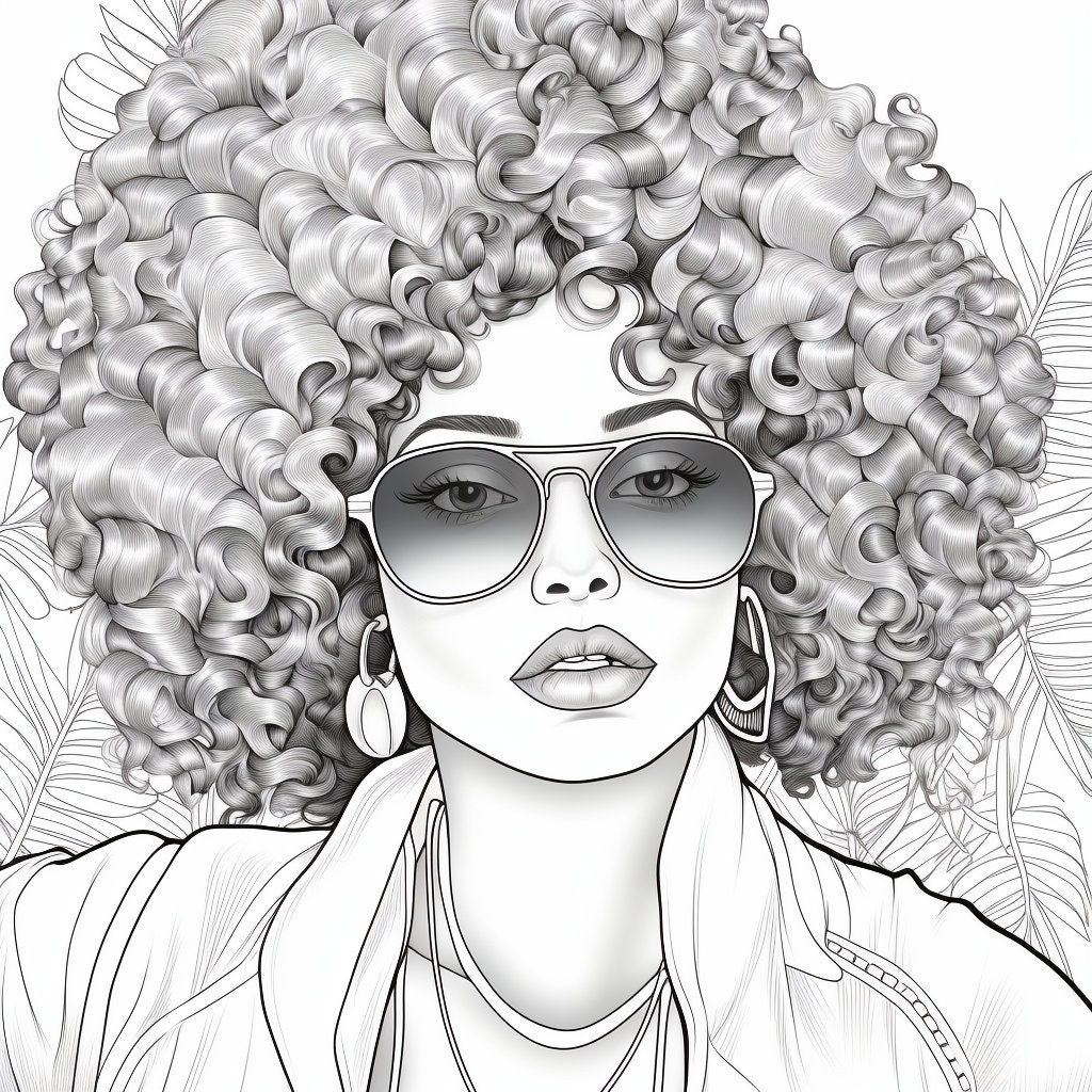 A Lil Bougie Coloring Pages - Etsy