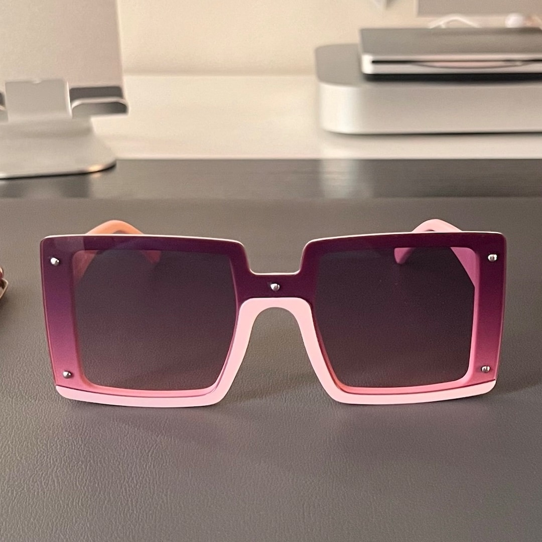 Yeshua Pink Large Square Sunglasses - Inspired by God: Christian ...