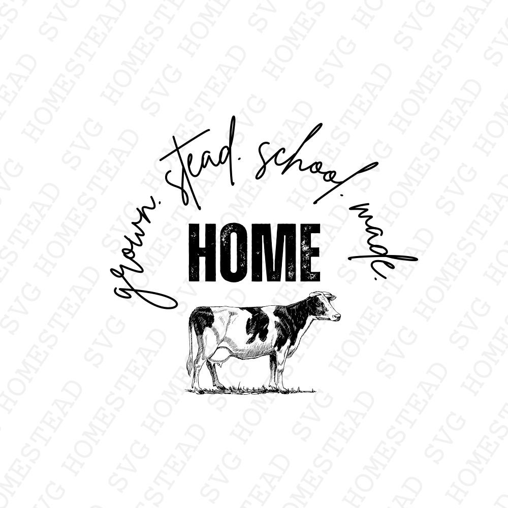 Homestead SVG Bundle, Homegrown, Cow Shirt, Sheep Shirt, Homemade, SVG ...