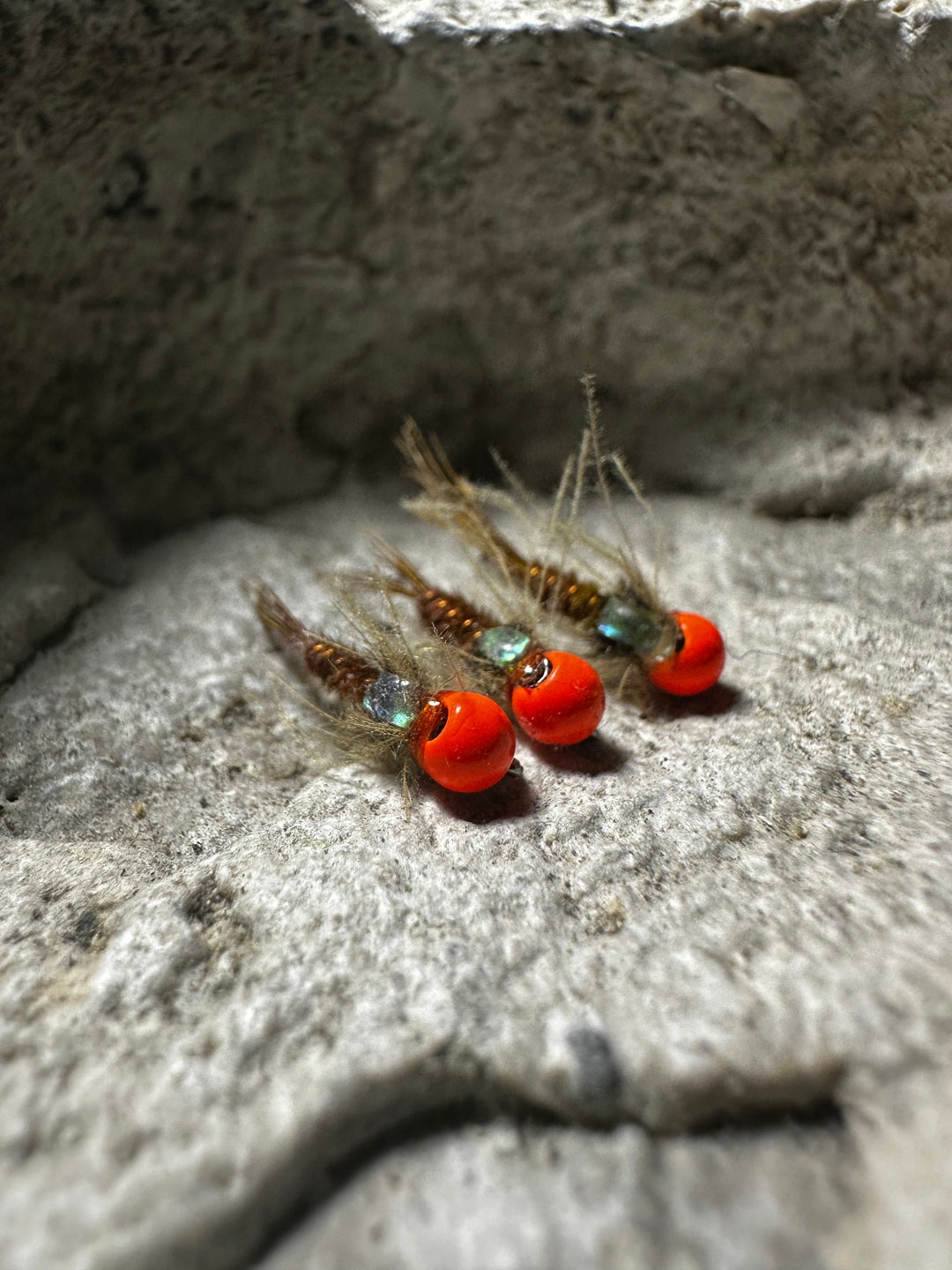 Orange Tungsten Bead Pheasant Tail Nymph- 3 Flies Size 16 - Etsy