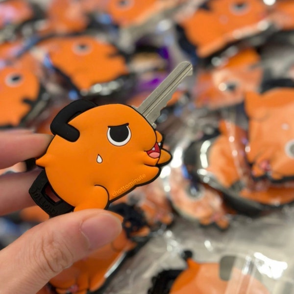 Chainsaw Man Dog Keychain - Etsy