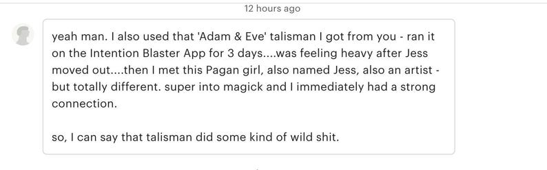 Adam and Eve - Digital Hoodoo Talisman for for Love-drawing and Finding ...