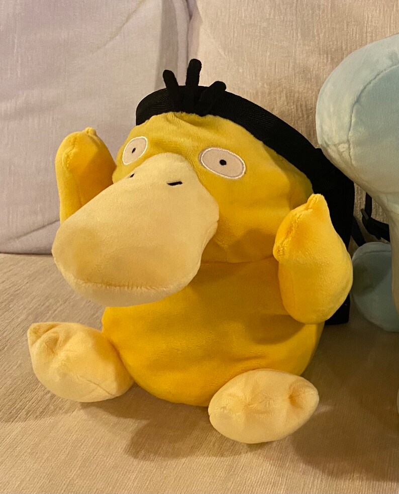 Supper Cute Psyduck Stuffed Animal Chalk Bag - Etsy
