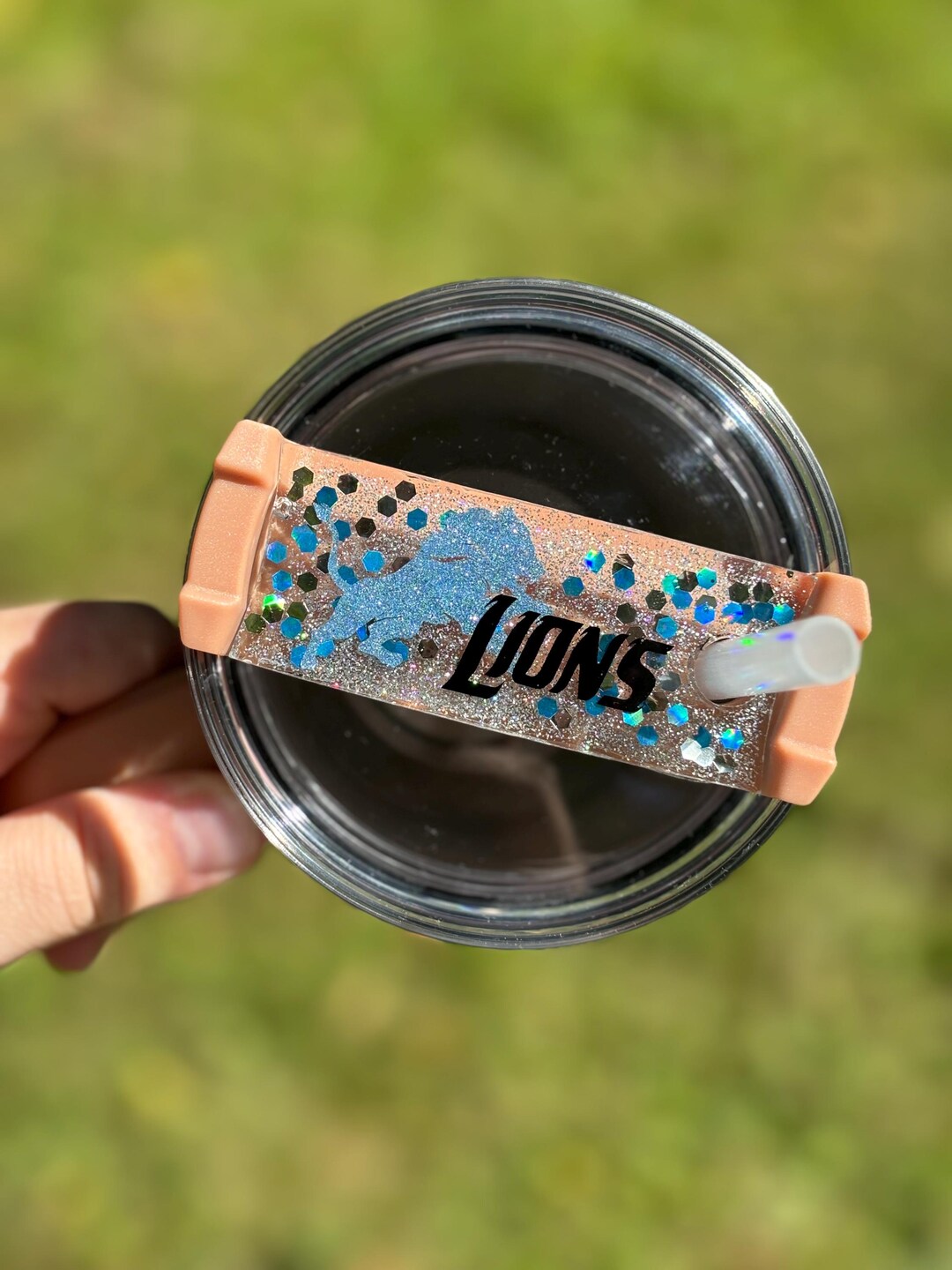 Detroit Lions Tumbler Topper, Lions Football, Fits 40oz Tumblers - Etsy