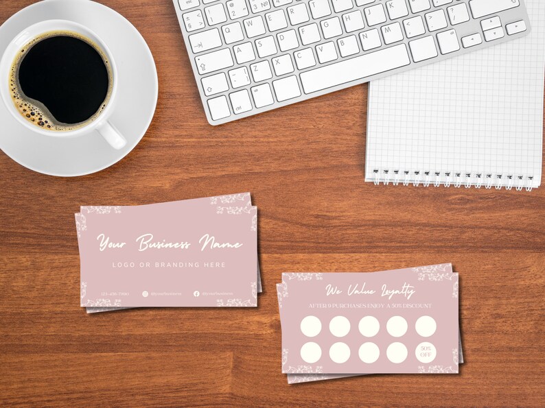 Loyalty Card Template, Cards With Rewards, Loyalty Card, Punch Card ...