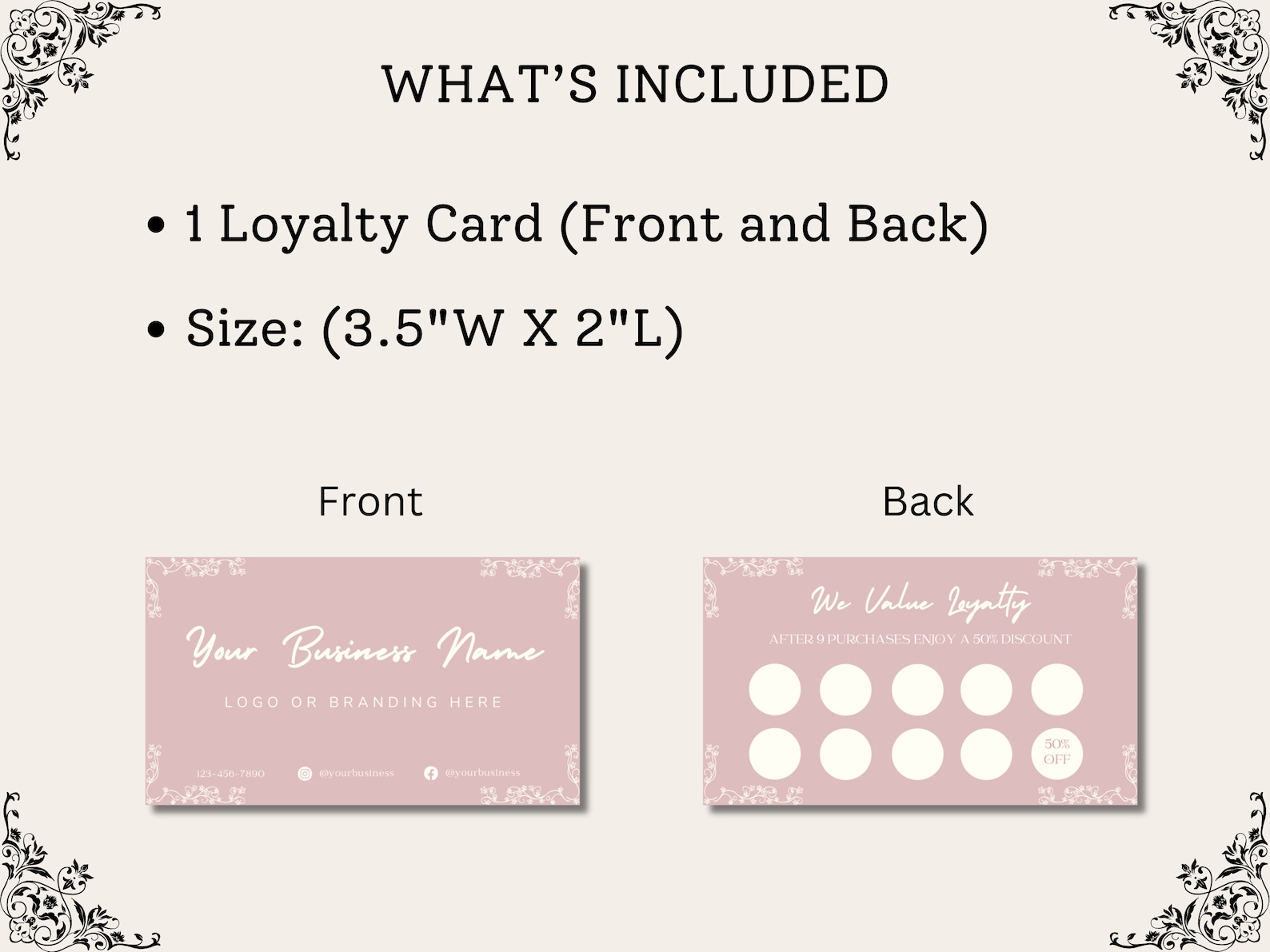Loyalty Card Template, Cards With Rewards, Loyalty Card, Punch Card ...