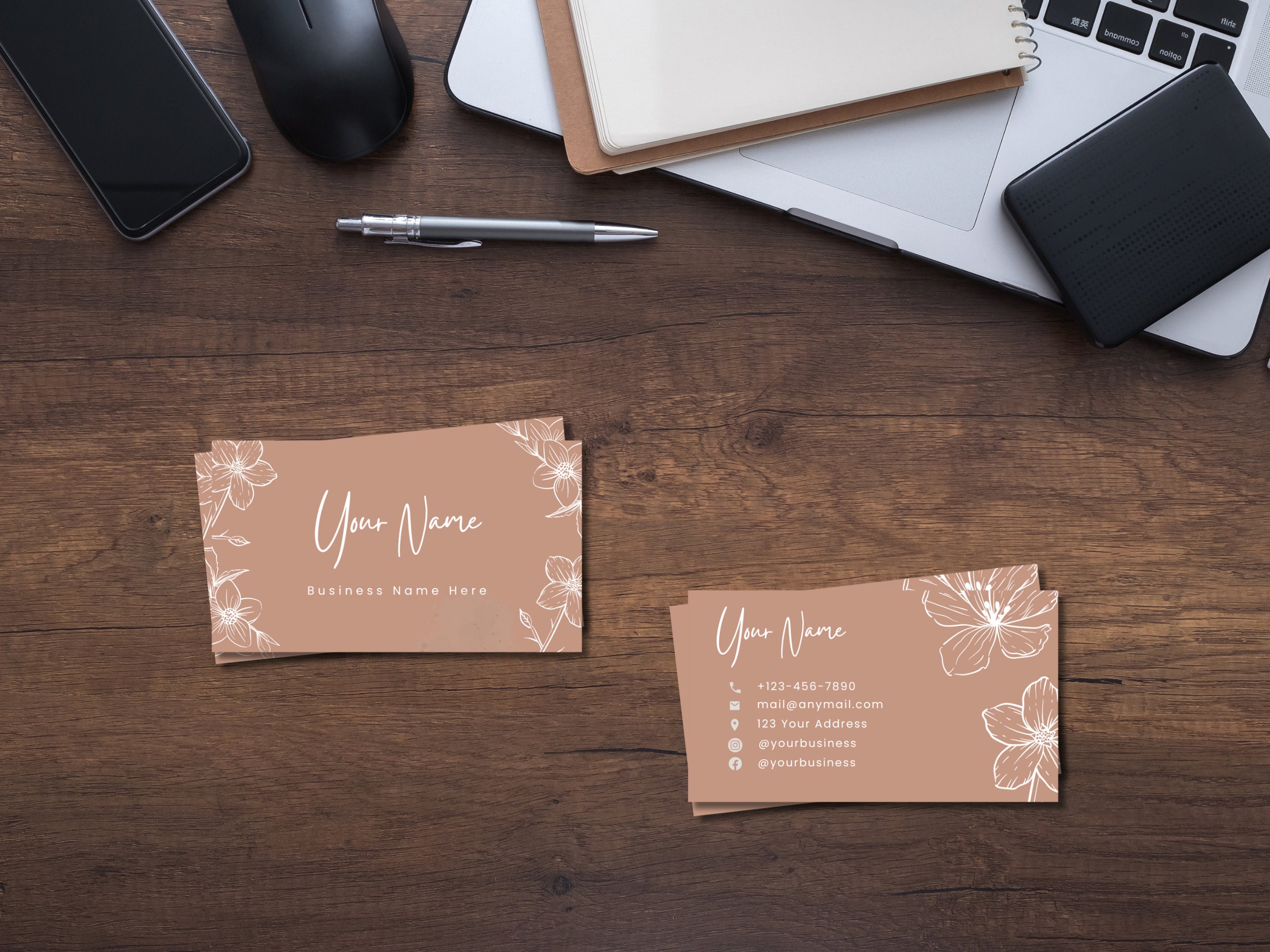 Business Card, Business Card Design, Biz Card Template, Calling Card ...
