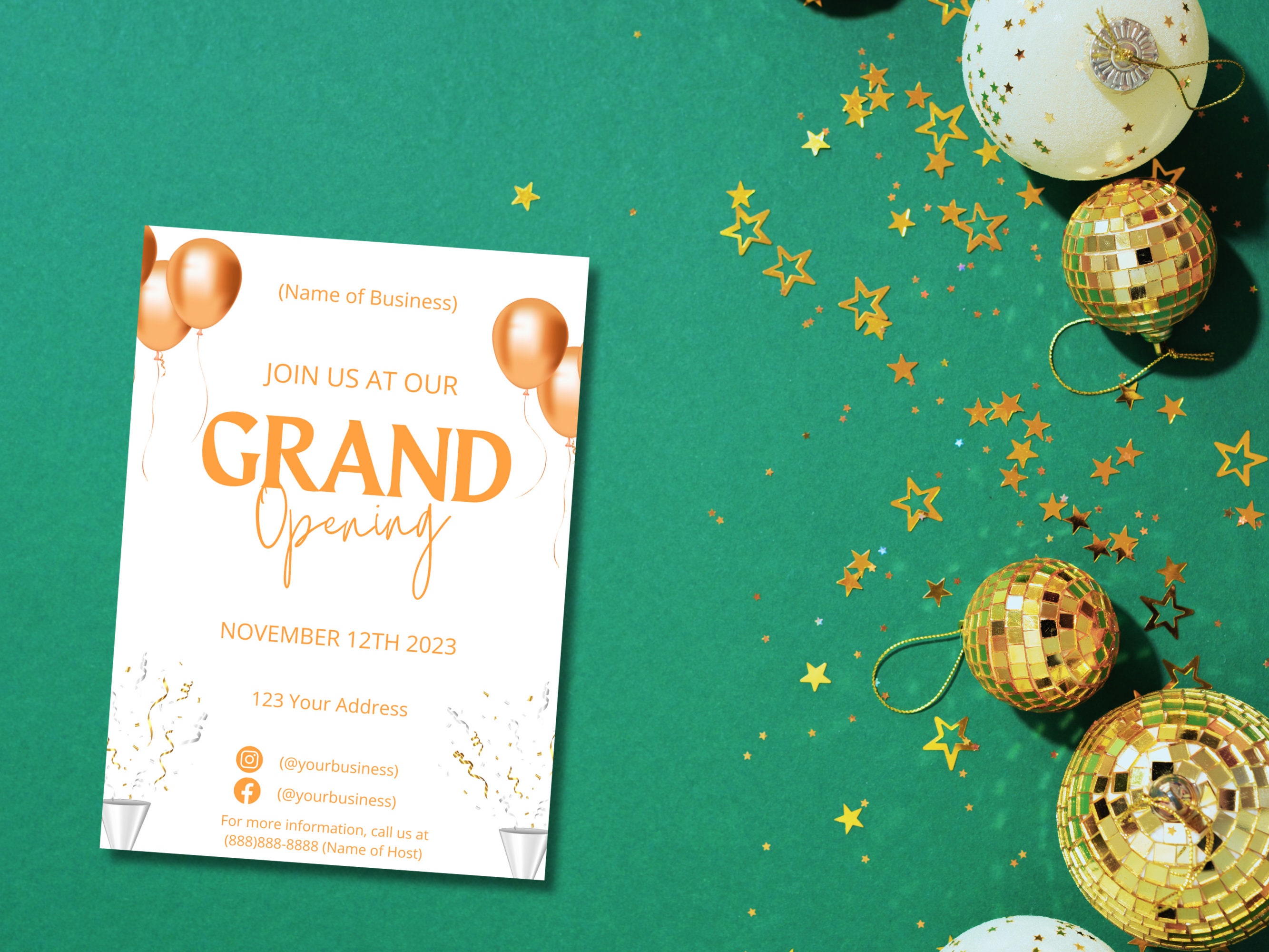 Grand Opening Bundle, Grand Opening Flyer, Banner for Grand Opening ...