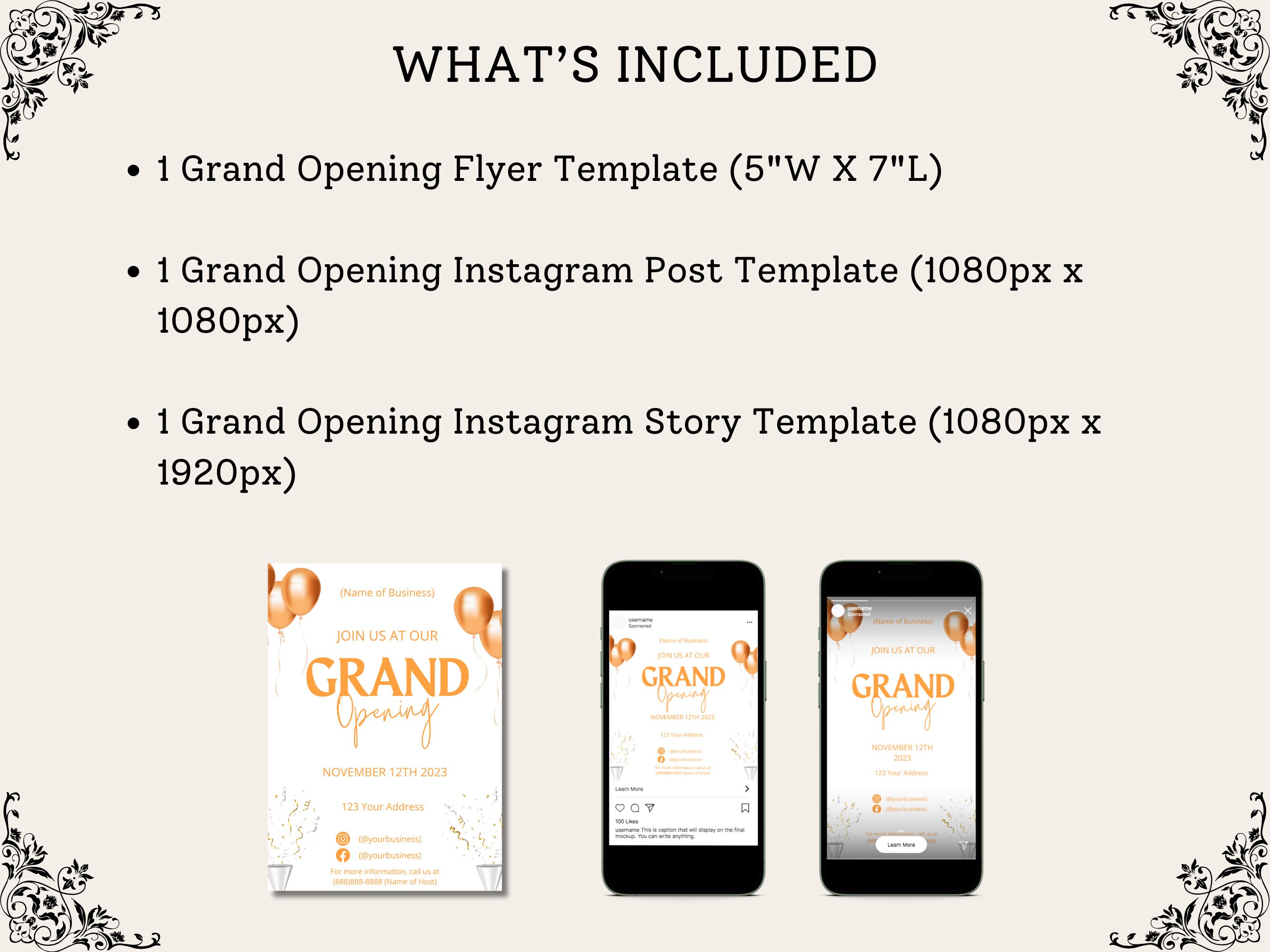 Grand Opening Bundle, Grand Opening Flyer, Banner for Grand Opening ...
