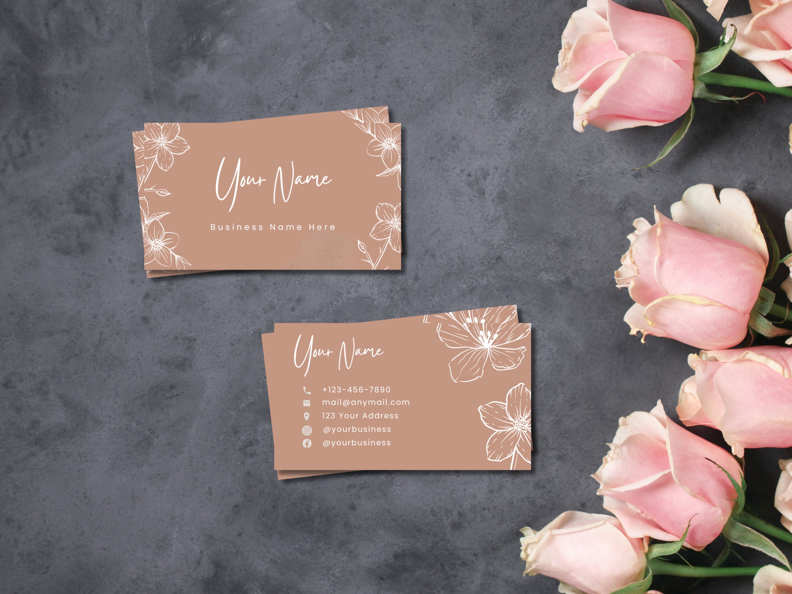 Business Card, Business Card Design, Biz Card Template, Calling Card ...