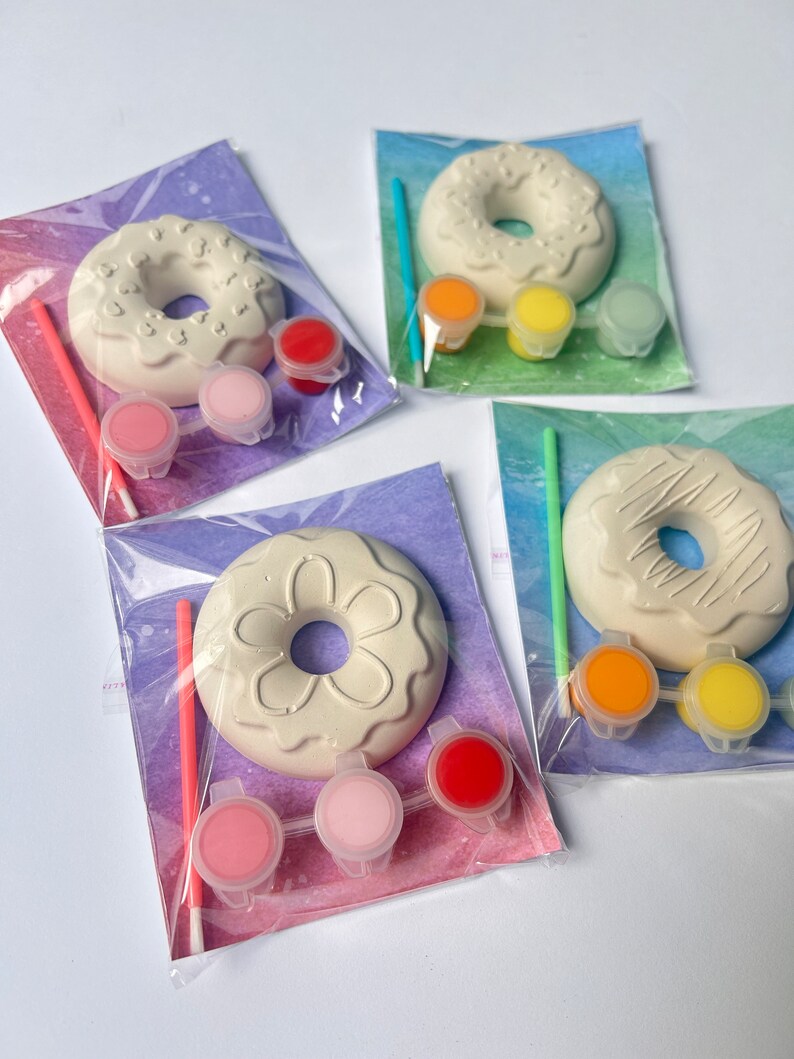 Donut Party Favor Paint Kits Theme Party Summer Party Favors Party ...