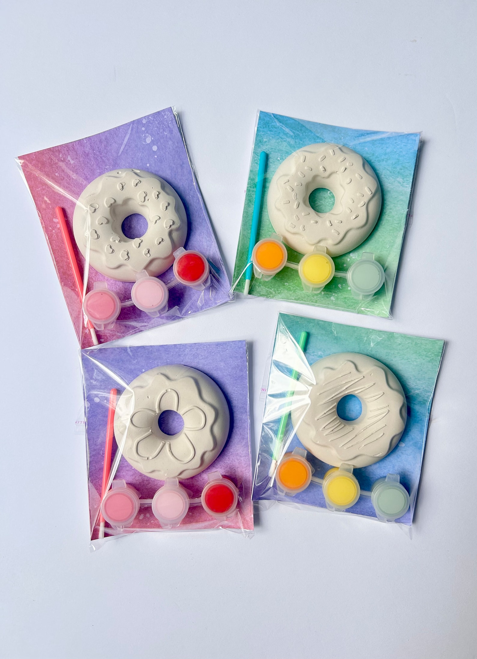 Donut Party Favor Paint Kits Theme Party Summer Party Favors Party ...