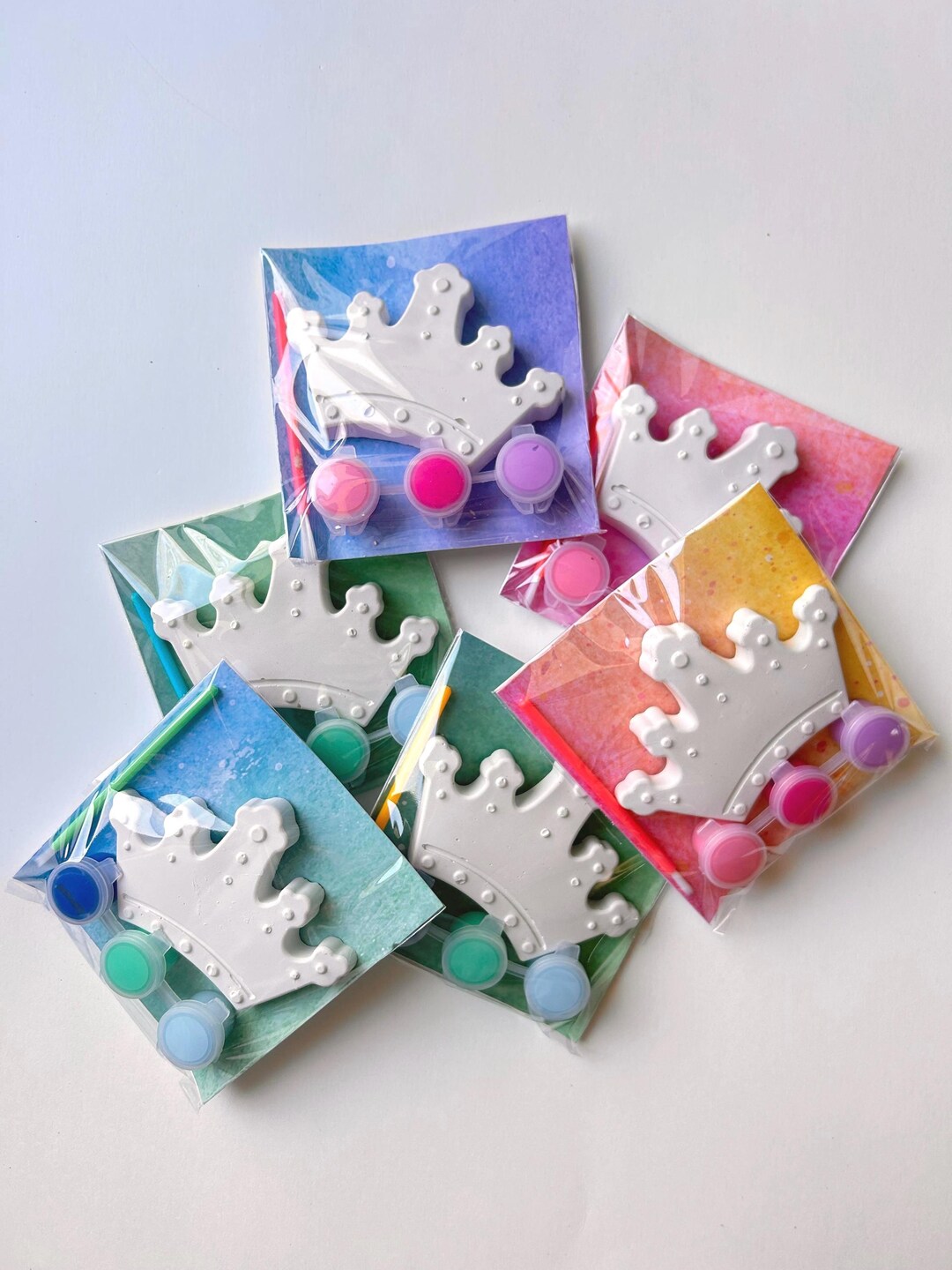 Princess Party Favor Paint Kits Party Theme Princess Crown - Etsy