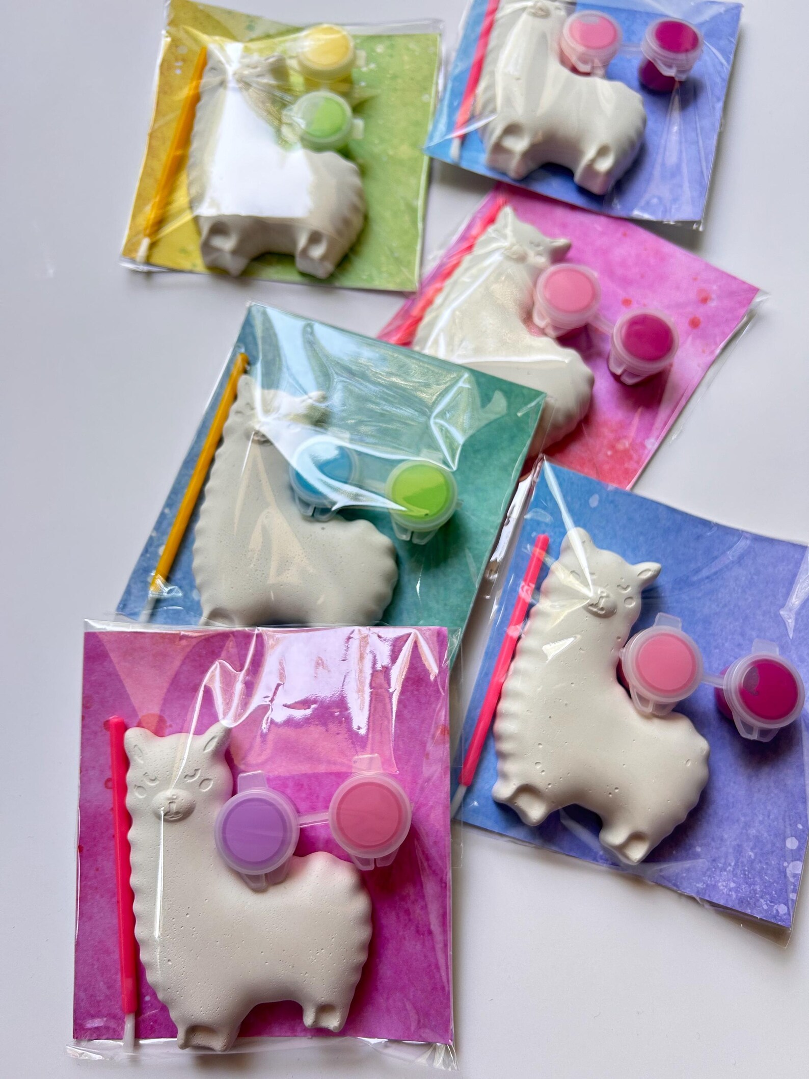 Alpaca Animal Party Favor Paint Kits Theme Party Fiesta Summer Party - Etsy