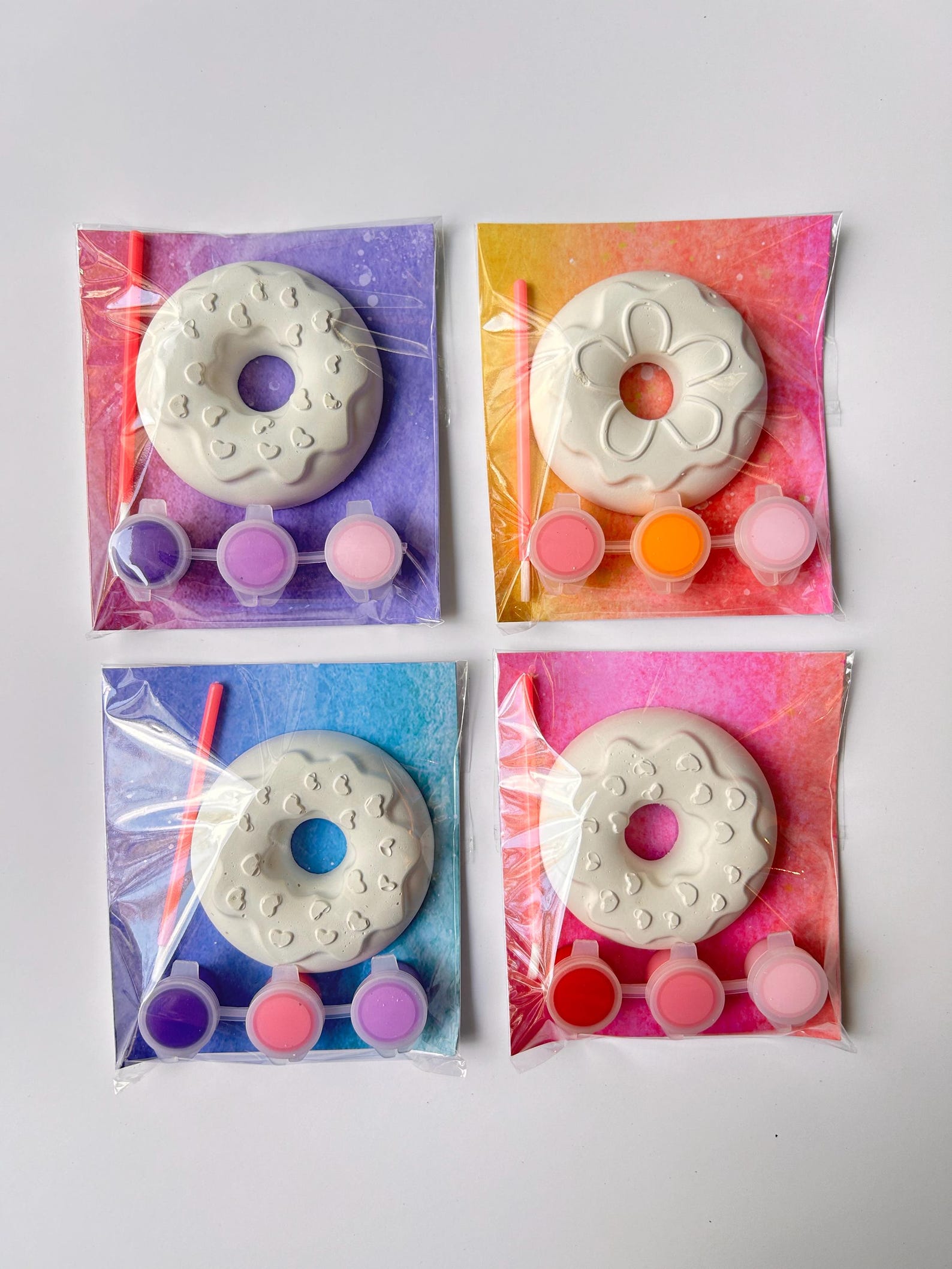 Donut Party Favor Paint Kits Theme Party Summer Party Favors Party ...
