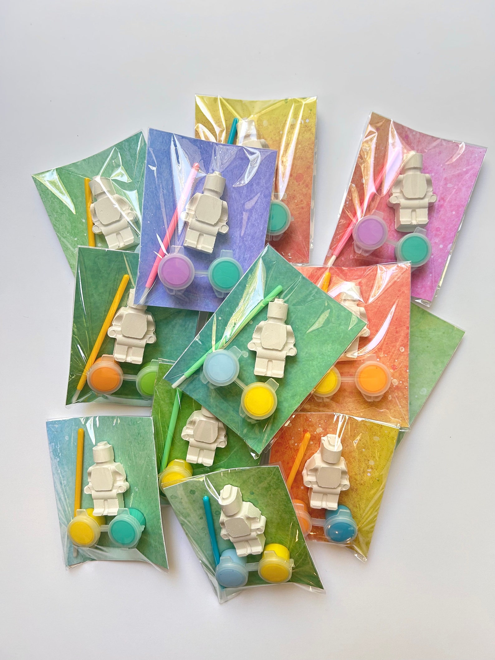 Brick Robot Party Favor Paint Kits Theme Party - Etsy