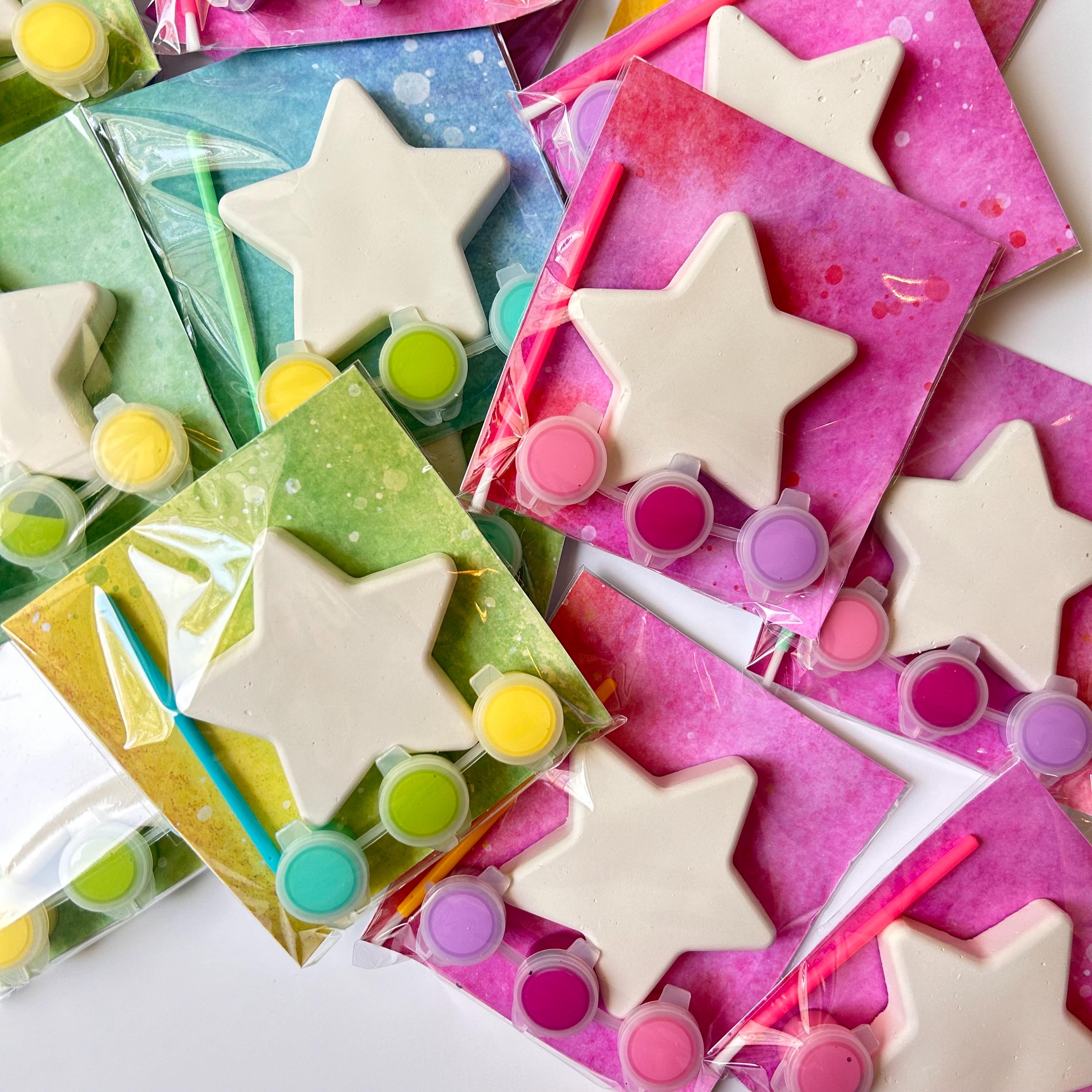 Star Party Favor Paint Kits Theme Party Class Party Favors Party Star ...