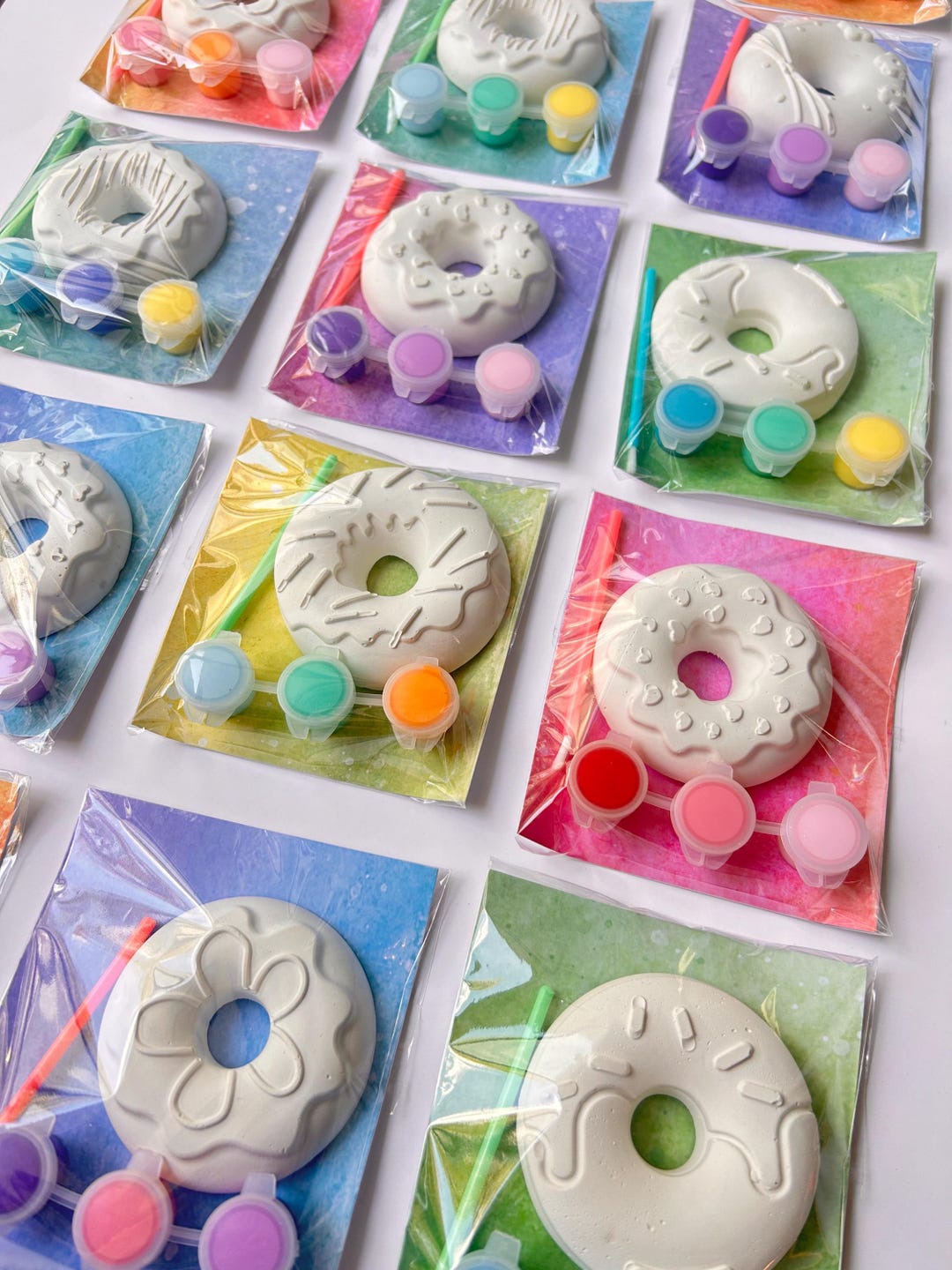 Donut Party Favor Paint Kits Theme Party Summer Party Favors Party ...