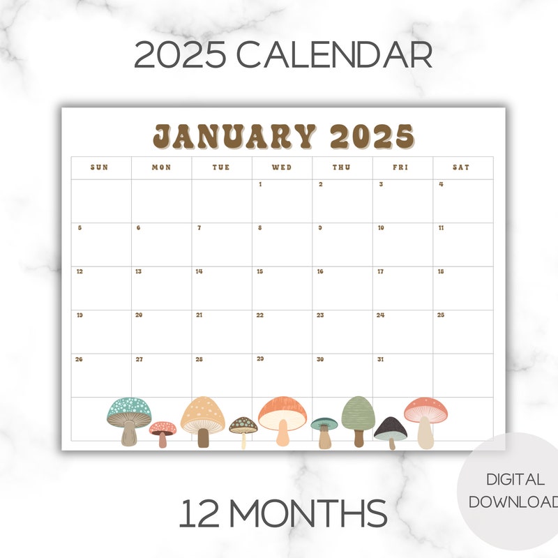 Retro Calendar - Etsy