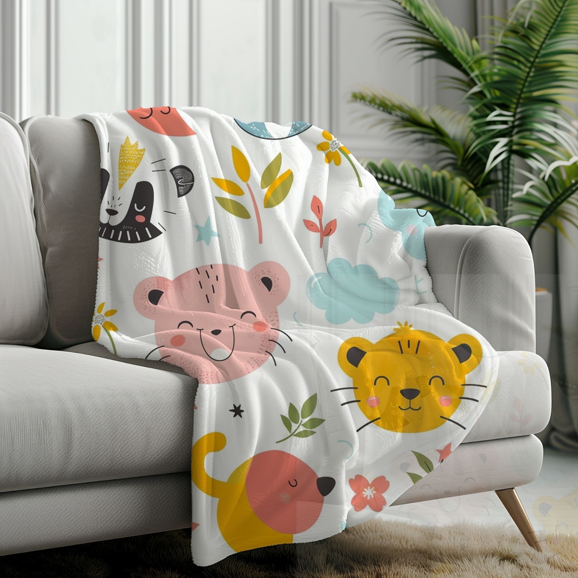 Blanket Mockup ,blanket Mockup Psd,blanket Mockup Canva,psd File,smart ...