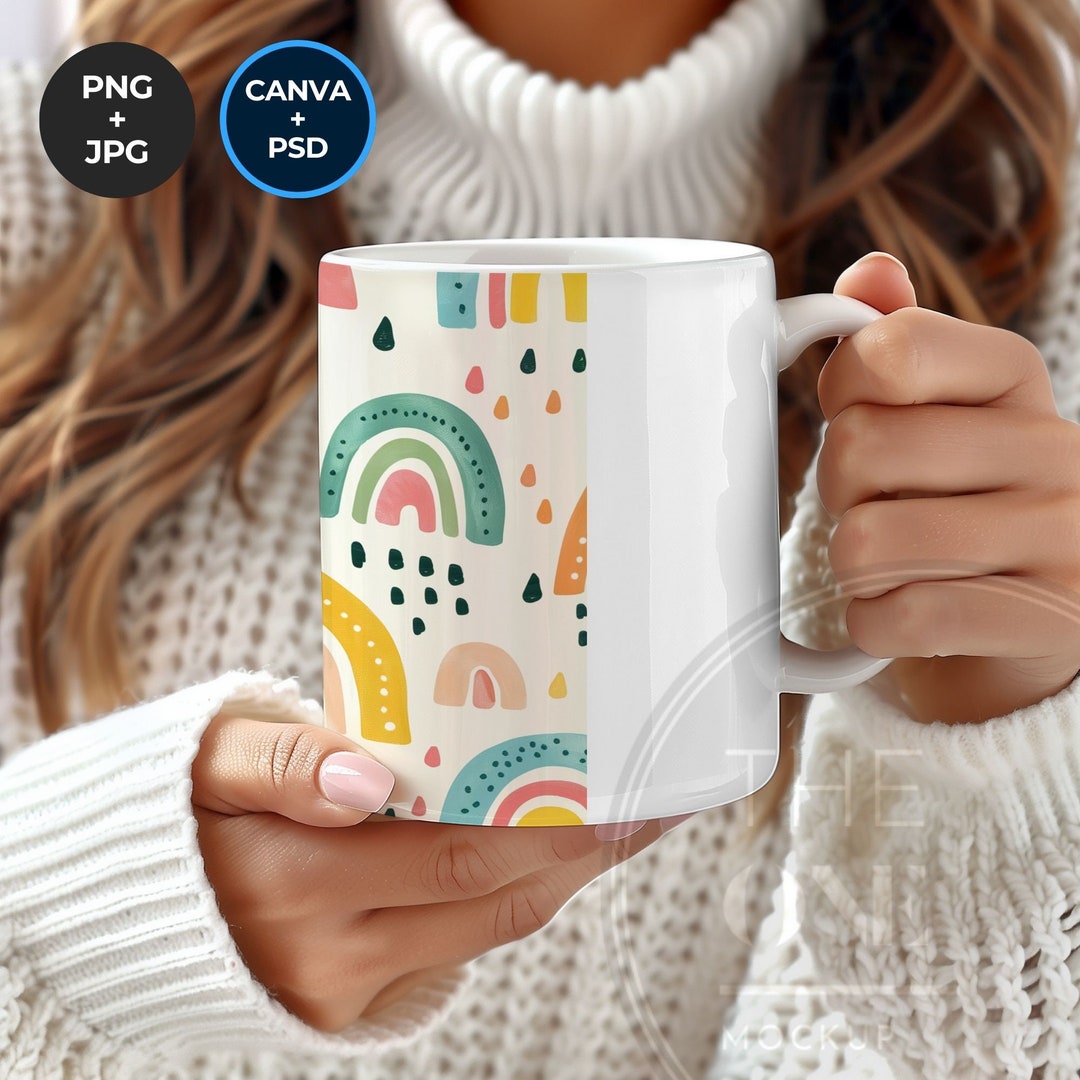 Mug Mockup,canva Template Blank Mug Mockup,psd File,smart Object Layers ...