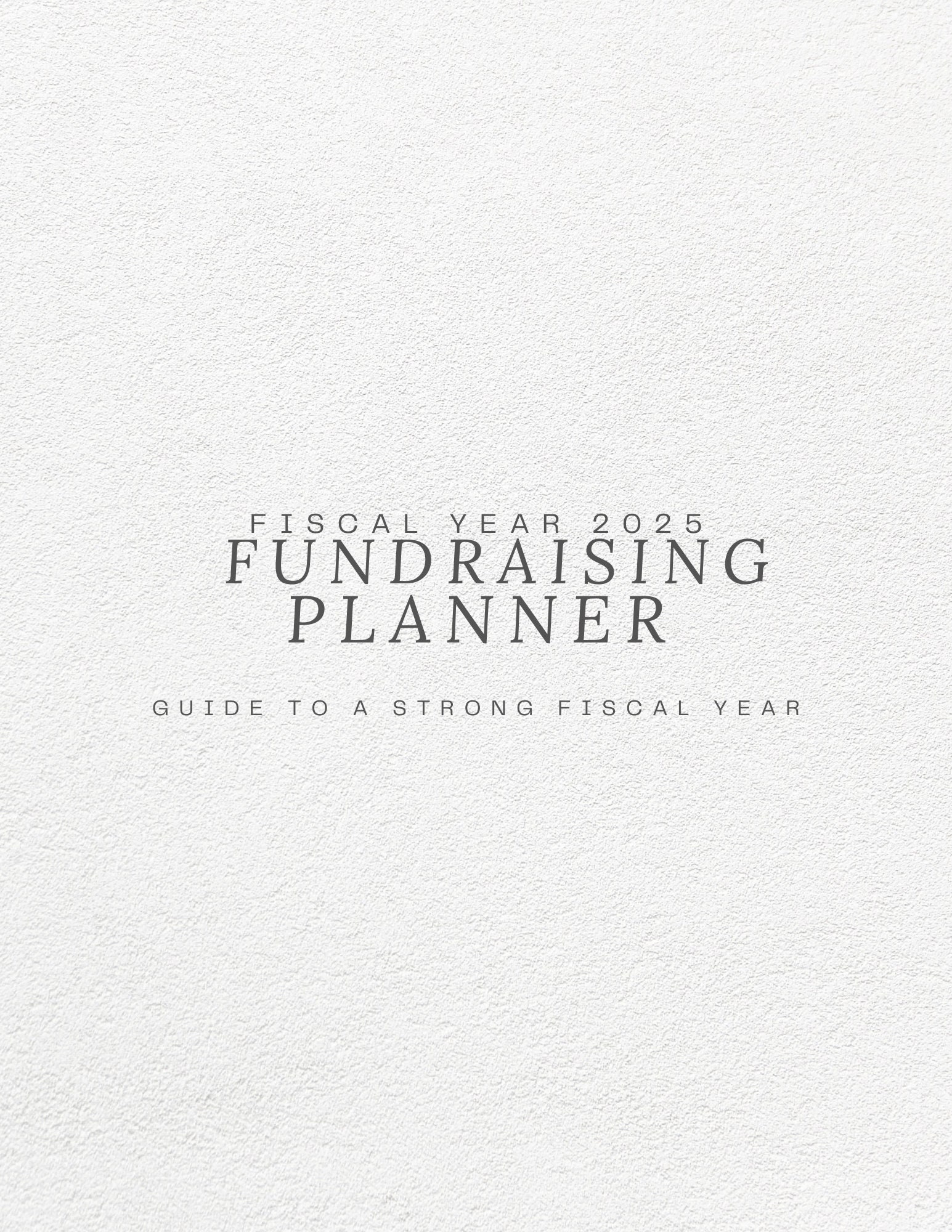 Fundraising Guide Planner, Planner Template, Non-profit Guide, Funding ...