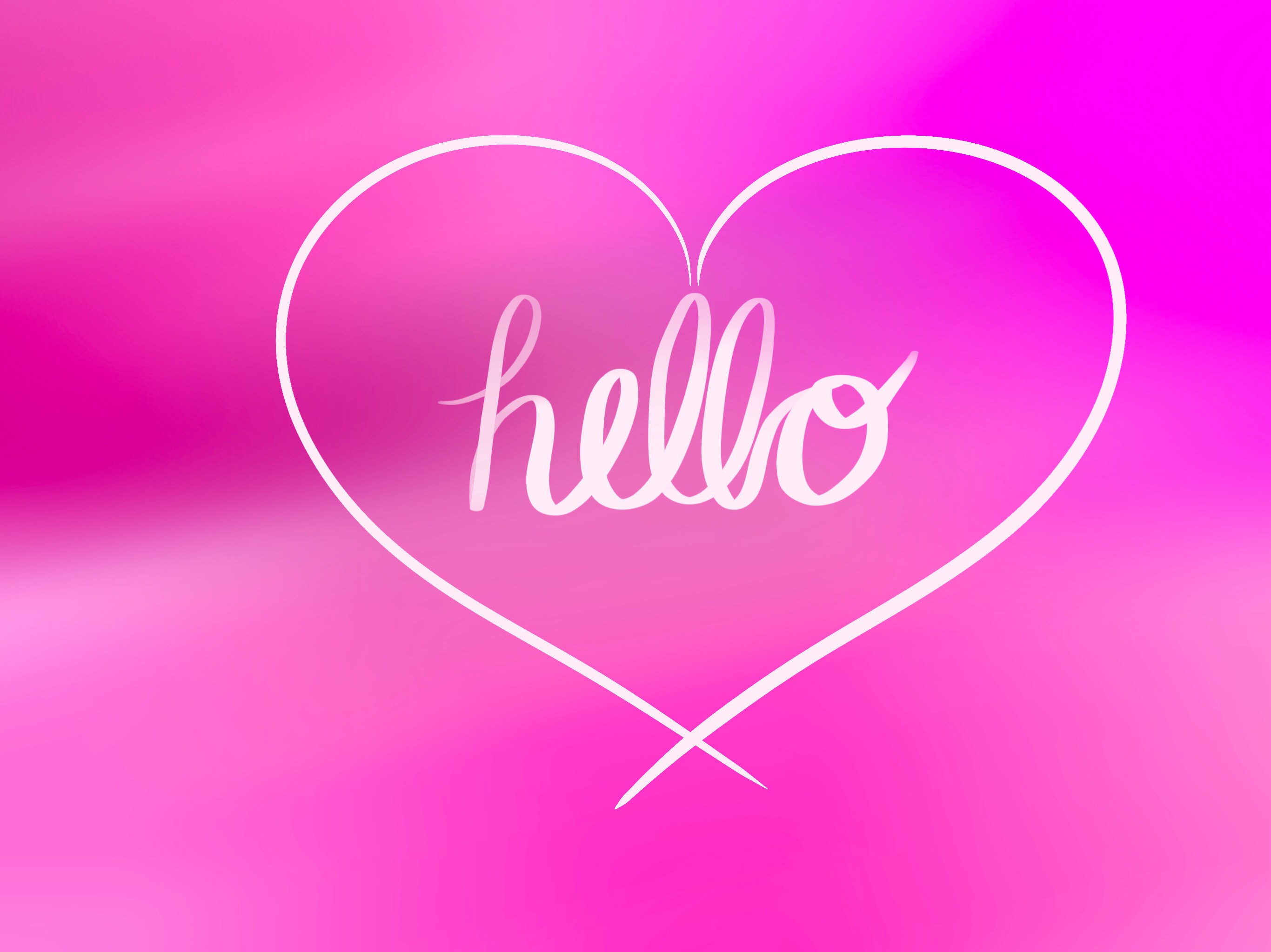 Hello Wallpaper - Etsy