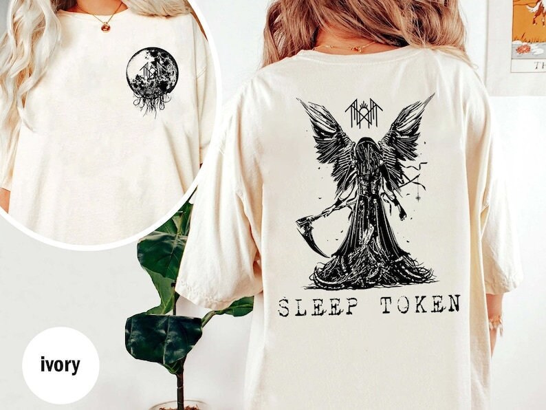 Sleep Token Reaper Angel Shirt, Sleep Token Tour Merch sold by Zebra ...