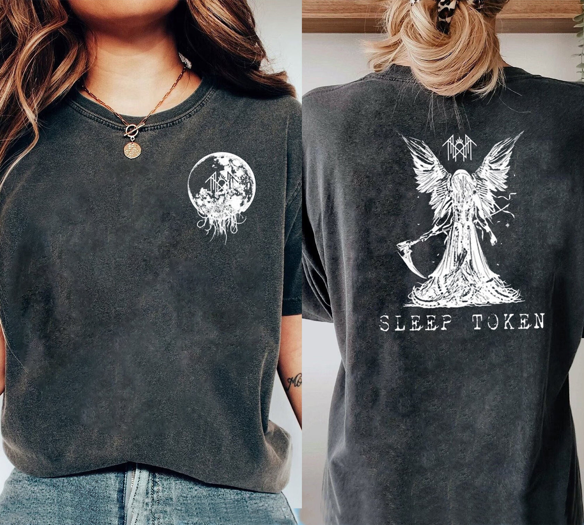 Sleep Token Reaper Angel Shirt, Sleep Token Tour Merch sold by Zebra ...