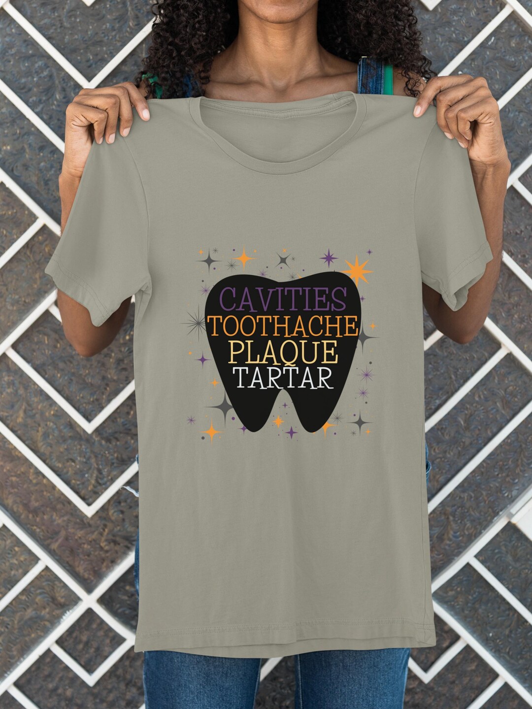 Cavities Toothache Plaque Tartar Dental Halloween Shirt - Dentistry ...