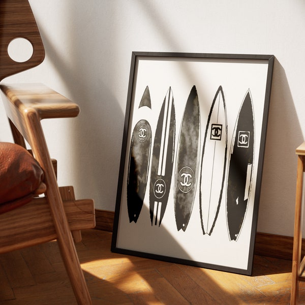 Chanel Surfboards - Etsy