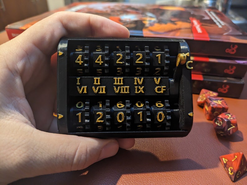 Dungeons and Dragons Spellslot Tracker Spellslot Counter Spell Tracker ...