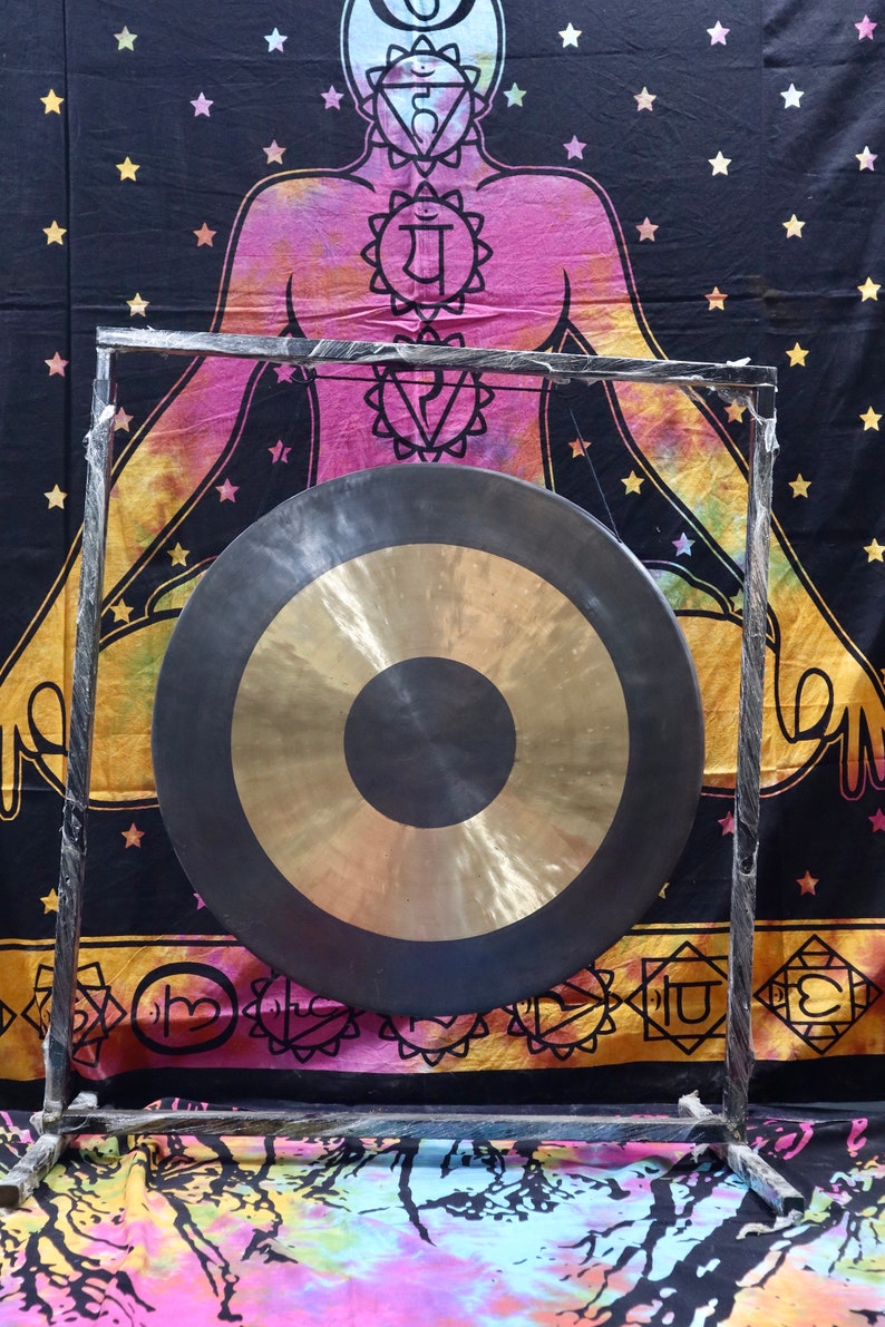 50cm Tibetan Gong for Meditation, Sound Healing - Etsy