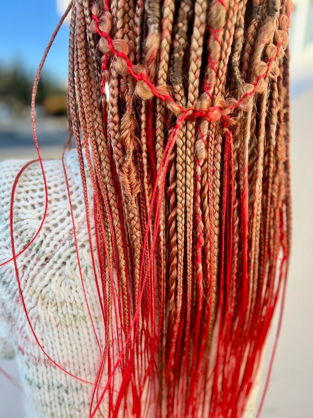 Enchanting Ember Weave: Featherlight Braids Symphony - Etsy