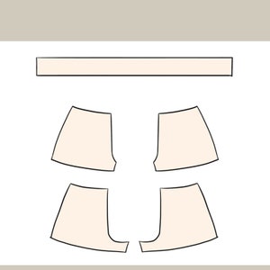 Shorts Pattern Pdf | XS-4XL | Elastic Shorts Pdf Sewing Pattern ...