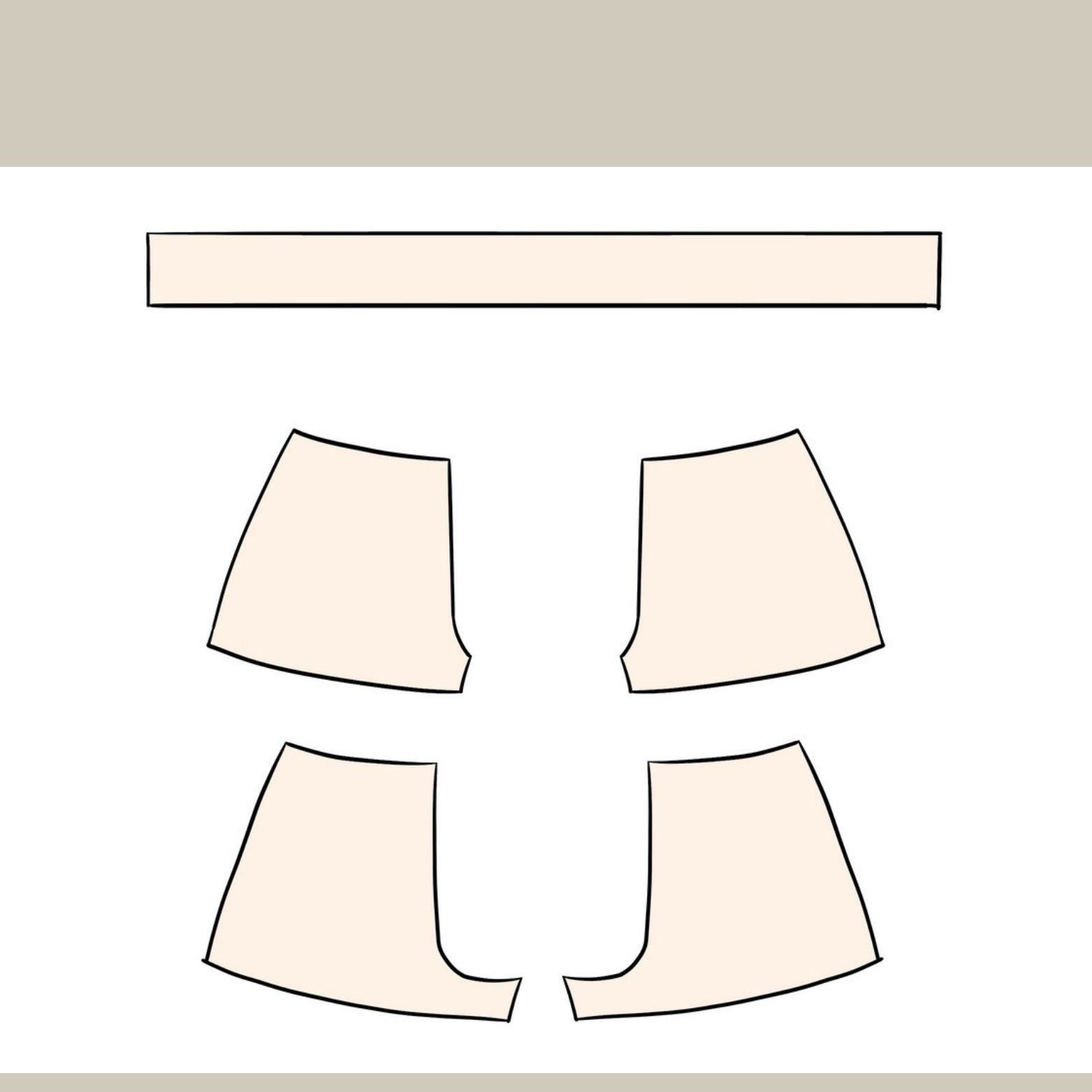 Shorts Pattern Pdf | XS-4XL | Elastic Shorts Pdf Sewing Pattern ...