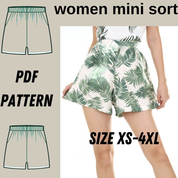 Shorts Pattern Women - Etsy