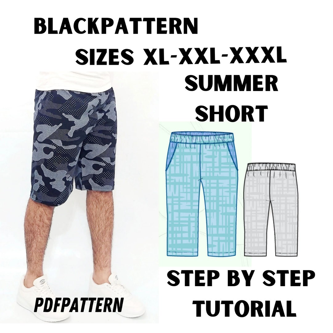 Men's Bermuda Dad Shorts Pdf-stylish and Comfortable Summer Shorts ...