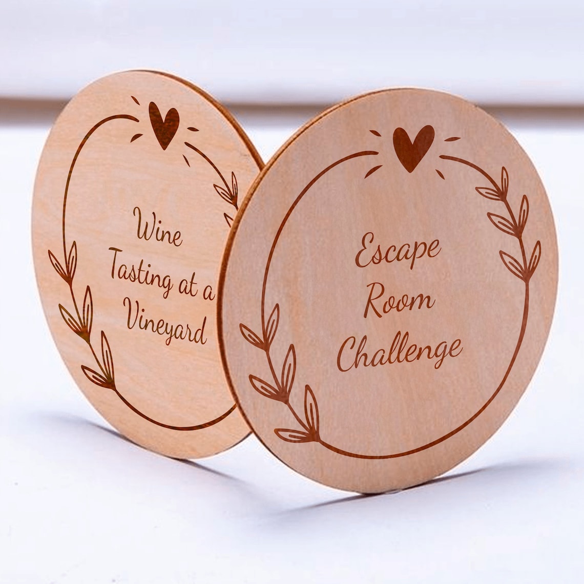 100 Date Night Activity Tokens SVG Bundle Template Valentine's Day ...